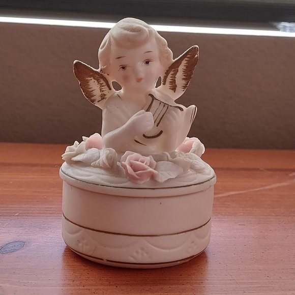 Accents | Antique Angel Container | Poshmark